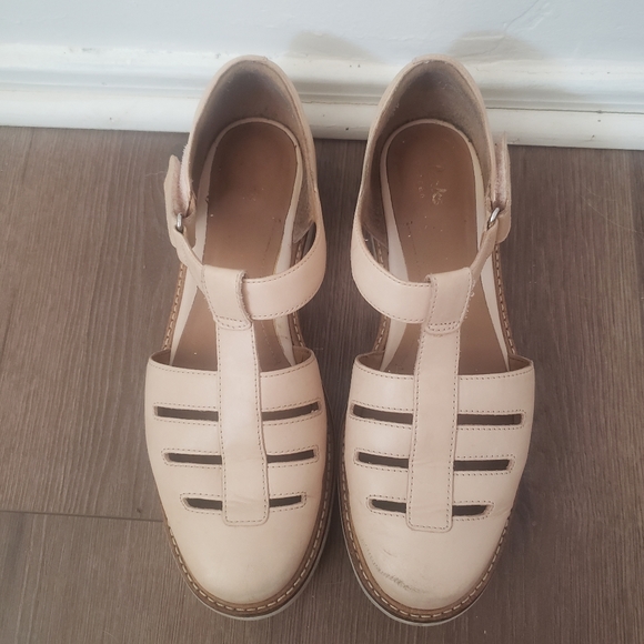 Clarks | Shoes | Clarks Fisherman Sandals In Cream | Poshmark
